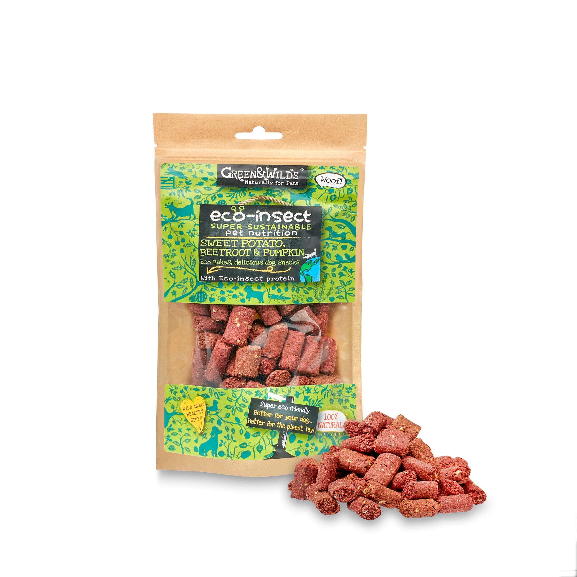 Ingrid's Incredible Insects' Eco Bakes | 130g | Insect Dog Treats ...